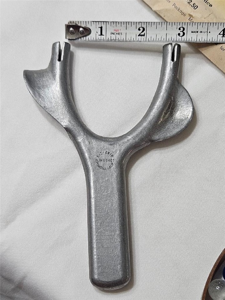 Uncommon Vintage E-Z-Grip Aluminum Frame Slingshot, Right Hand ...