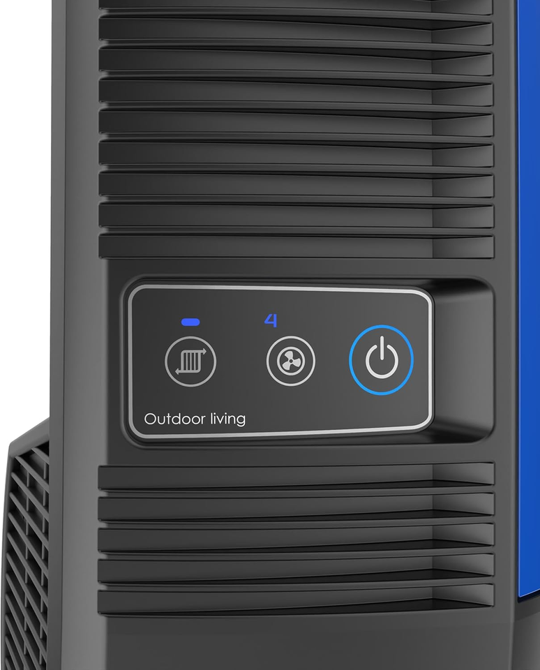 Misto Outdoor Misting Tower Fan, 4-Speeds, Internal Oscillation, for ...