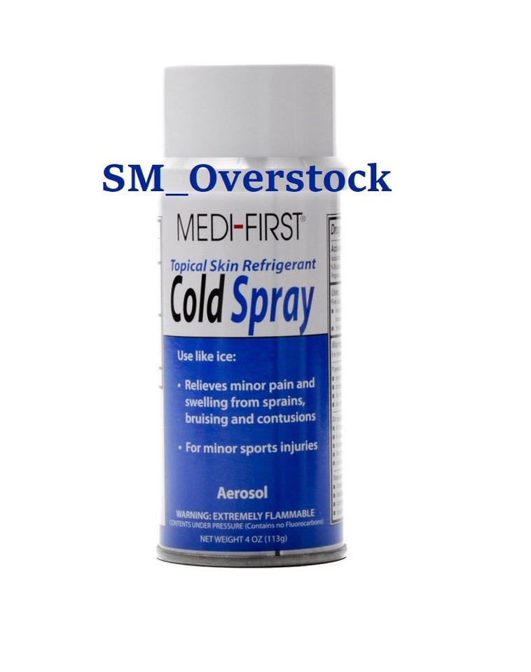 Cold Spray Skin Pain Freeze Anesthetic 4 Oz Aerosol Can Pain Relief ...