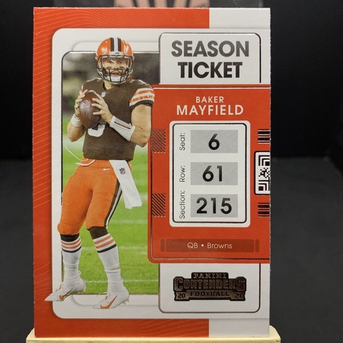 2021 Panini Contenders Baker Mayfield Season Ticket #22 Cleveland ...