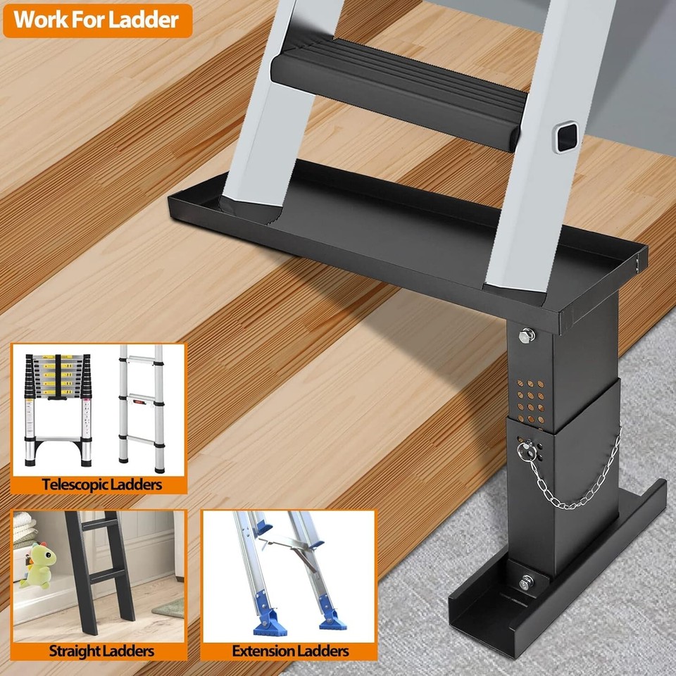 Ladder Extender Pro, Ladder Stabilizer High Strength, Ladder Leveler 13 ...