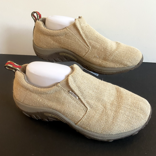 Merrell Hemp MOC Natural Womens Size 10 Slip-On Casual Comfort Shoes ...