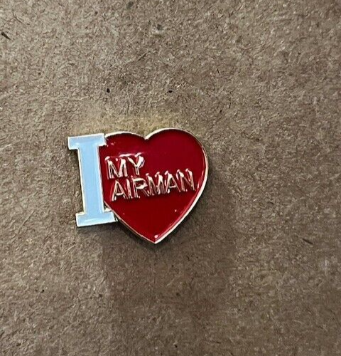 I Love My Airman Heart Collectible Lapel Pin | eBay