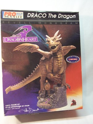 Rare Vinyl Pro-Modeler Draco the Dragon Model Kit Revell Monogram 1997 ...