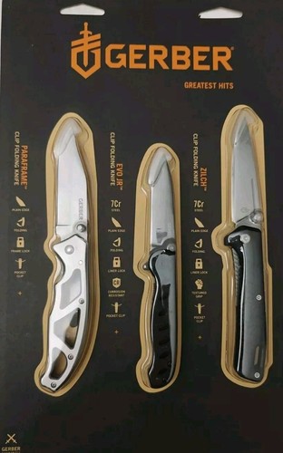 Gerber 3-Piece Folding Knife Set FREE SHIPPING | eBay