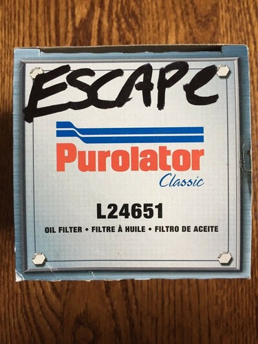 (2) Engine Oil Filters, Pennzoil PZ-42 and Purolator Classic L24651 | eBay