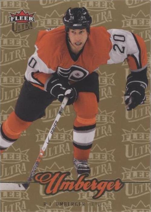 2007-08 Fleer Ultra - R.J. Umberger #51 Gold Medallion Edition for sale ...