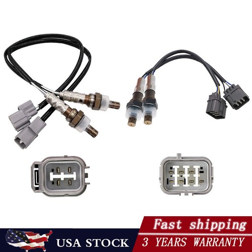 4X Up+Down Oxygen Sensor For Honda Accord Odyssey Ridgeline Acura MDX ...