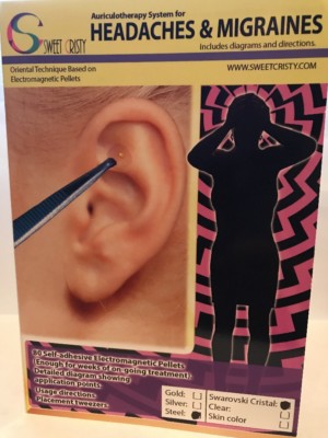 Auriculotherapy System for Headache and Migraines Kit, Stainless Steel ...