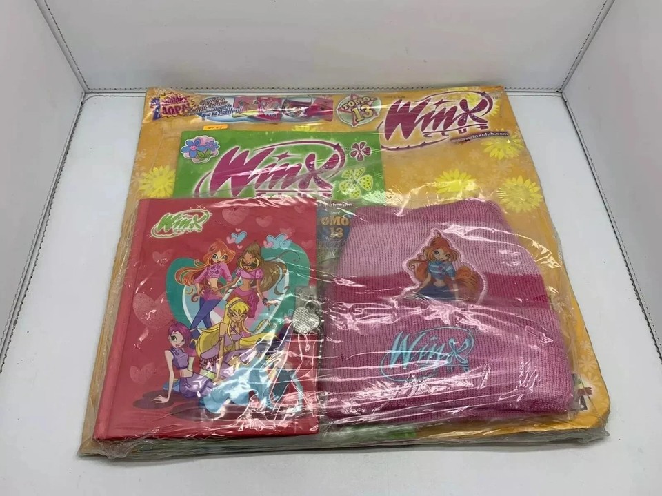 Winx Club Magazine w/ Diary & Beanie Gift in Greek 2006 NEW UNUSED 53 ...