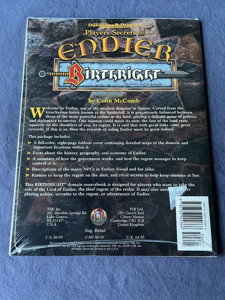 ADVANCED DUNGEONS & DRAGONS 2E BIRTHRIGHT CAMPAIGN LOT OF 5 TSR | eBay