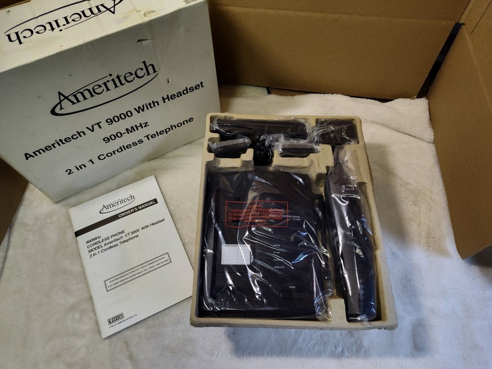 Ameritech 900 mhz digital spread spectrum corless phone 1980 | eBay