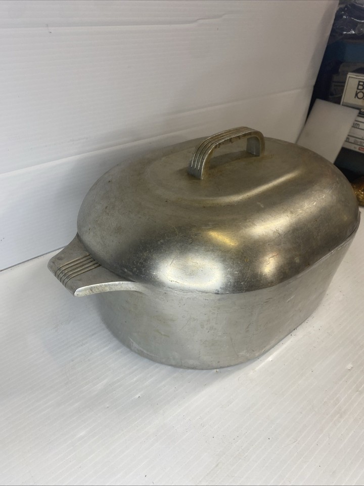 Magnalite GHC Roaster 12 3/4" x 10" x 4 1/2" Dutch Oven w/ Lid 8 Qts ...