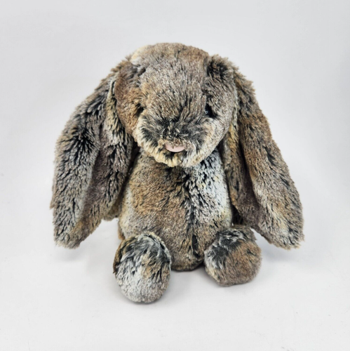 12" JELLYCAT WOODLAND BABE BROWN / GRAY BUNNY RABBIT STUFFED ANIMAL ...