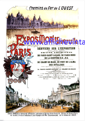 affiche poster paris 1900 exposition universelle | eBay