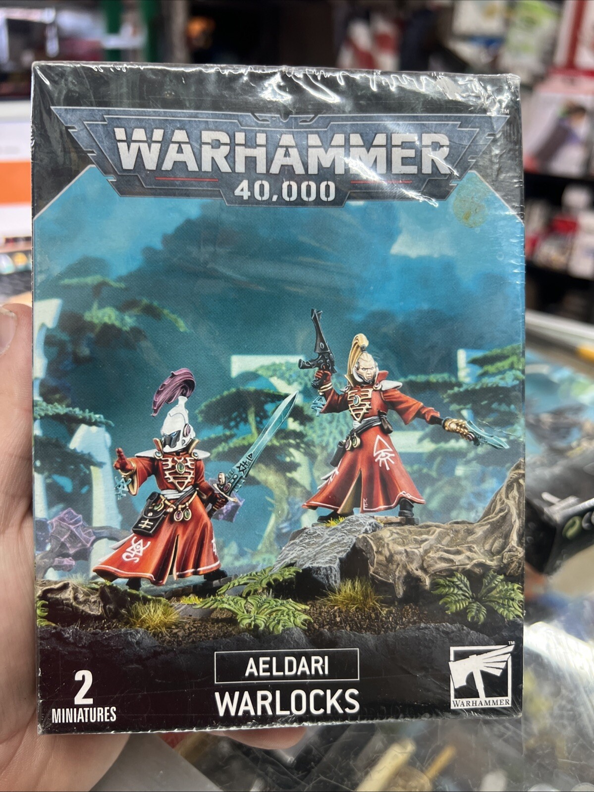 Games Workshop Warhammer 40K Warlocks Aeldari Eldar - 2 Miniatures ...
