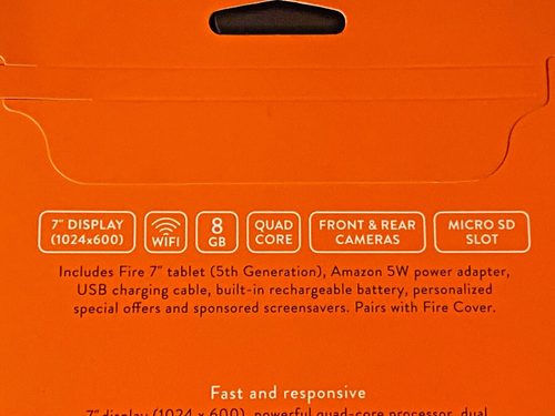 Amazon Fire (5th Generation) 8GB, Wi-Fi, Tablet - Black for sale online ...