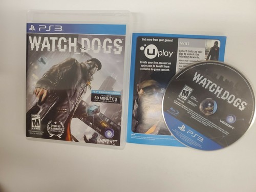Watch Dogs (PlayStation 3, PS3, 2014) Complete ~ Mint Disc ~ Tested ...