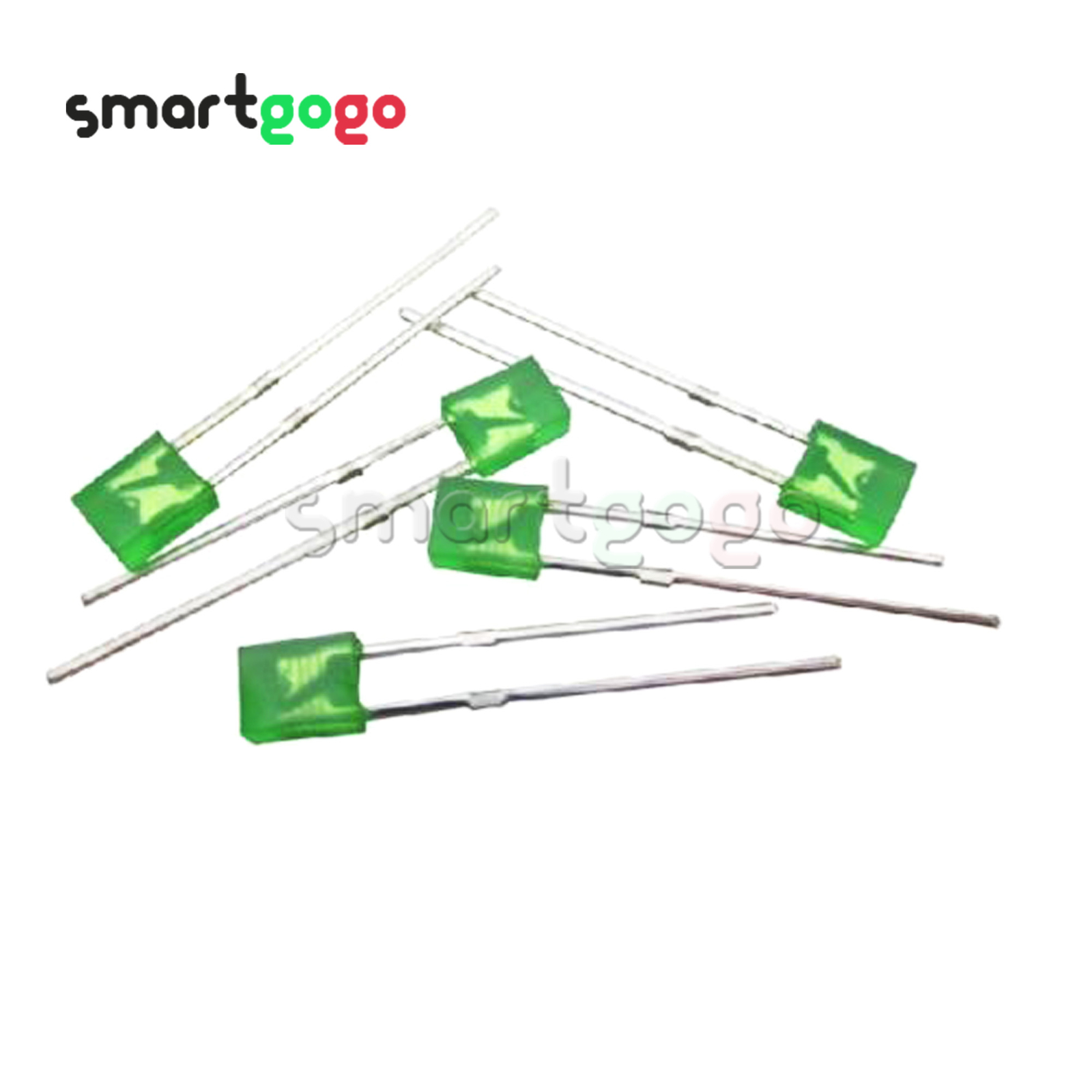 LED Diodes 2x3x4mm 2x5x7mm Water Clear Diffused Colours Rectangle ...