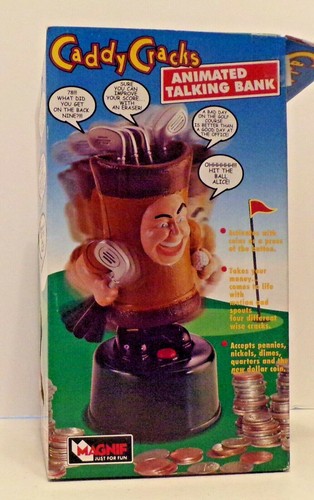 Caddy Cracks Animated Talking Bank, CaddyCracks - "New In Box", Mag-Nif ...