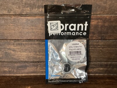 Vibrant Performance 16664: M16 x 1.5 Metric Port Plug (with washer) | eBay