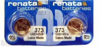 373 Renata Watch Battery SR916SW 2 Batteries 785618323832 | eBay