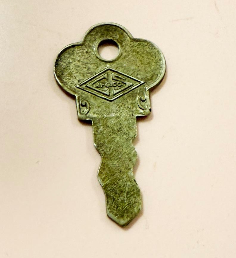 Vintage Maxwell Motor Car Automobile Ignition Key Detroit 1904 Chrysler ...
