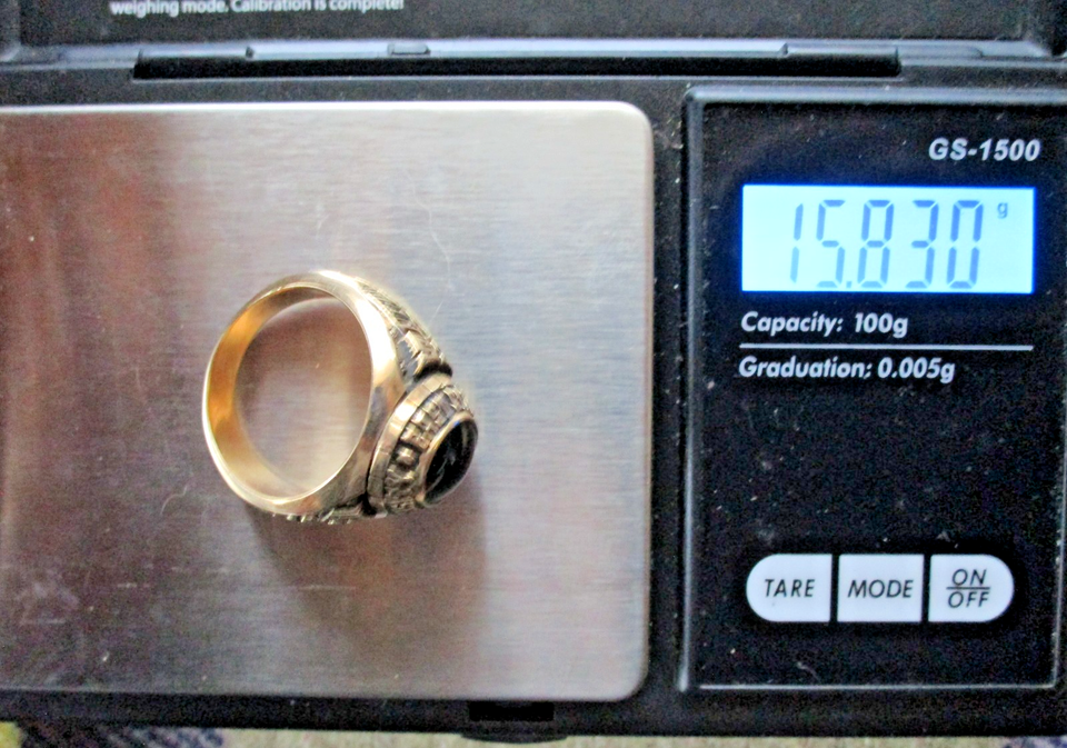 10K GOLD Class RING 15.8g Jostens SIZE 10 | eBay