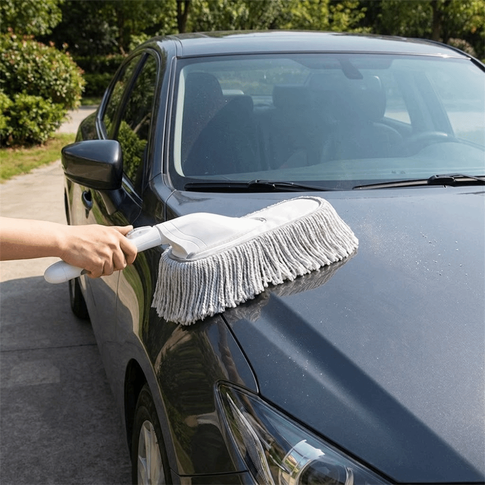 Dust Removal Telescopic Car Duster With Storage Box Dust Removal Tool ...