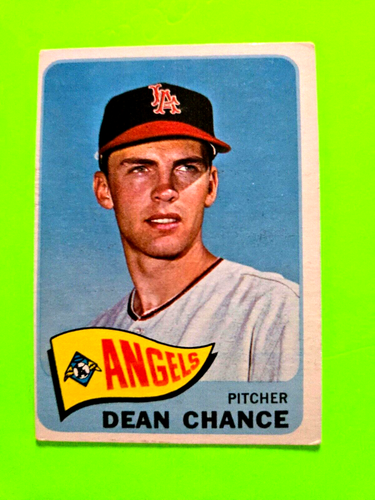 Lot of 9 1965 Topps LA. ANGELS vintage baseball cards BILL RIGNEY, DEAN ...