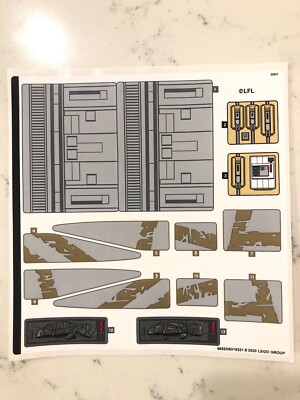 LEGO STICKER SHEET for 75292 The Razor Crest, New & Genuine | eBay