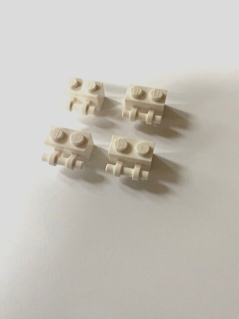 LEGO Parts: 1x2 Brick w Open End Side Handle, Part# 30236, White - Lot ...