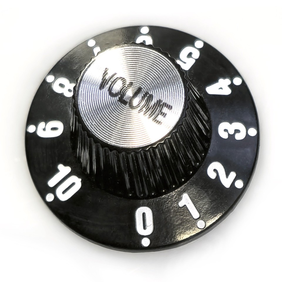 Witch Hat Knobs – Vintage Volume Tone for Jazzmaster & Epiphone – Black ...