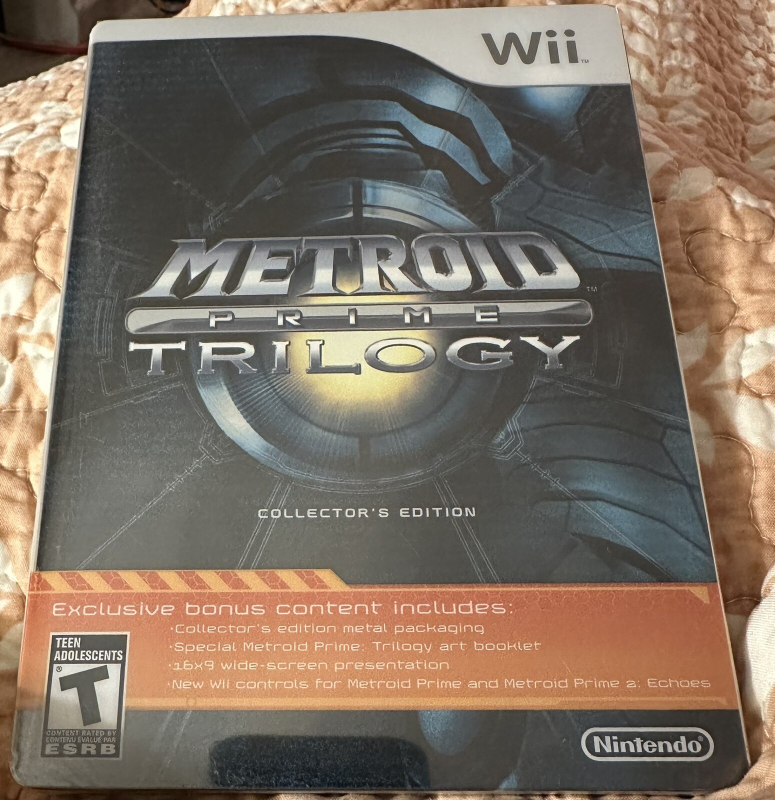 Metroid Prime Trilogy Collector's Edition Steelbook - Wii - Brand New ...