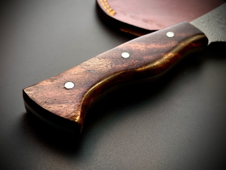 Hand Forged Damascus Steel Machete Billhook Sickle Knife | Yard Work ...