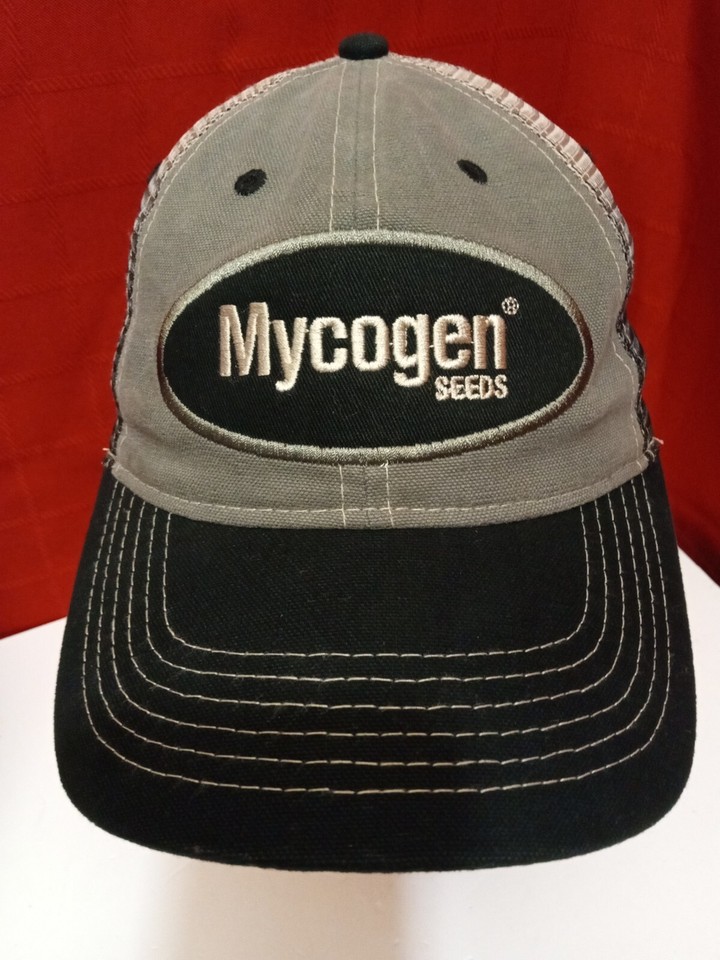 Vintage Mycogen Seeds Hat Trucker Cap Snapback OSFA USA Farming ...