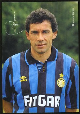 G- CARTOLINA GIUSEPPE BARESI INTER -- HJ211 | eBay