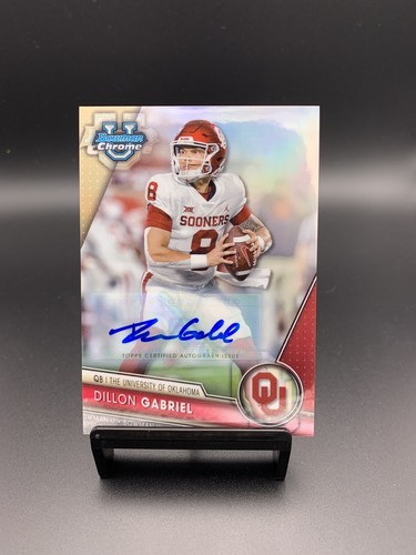 2023 Bowman U Chrome Dillon Gabriel Refractor Autograph 101/499 Oregon ...