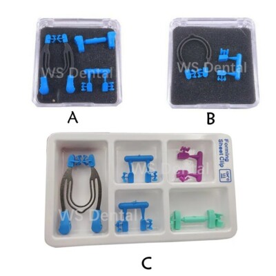 Dental Sectional Contoured Matrix Clip Matrices Clamps Wedges kit 121°C ...