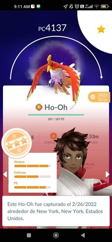 Pokemon Trade GO -- Ho-Oh APEX(Purified when Trade ) Maxed Level50 ...
