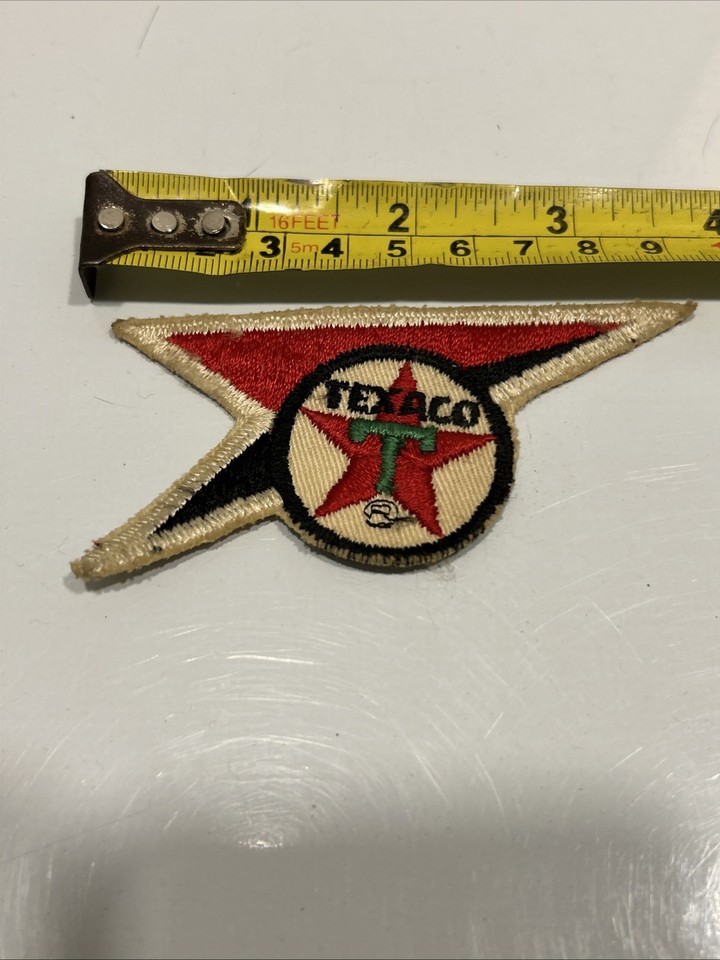 Texaco Star Patch Gas Station Vtg Uniform Antique Sign Collectible | eBay