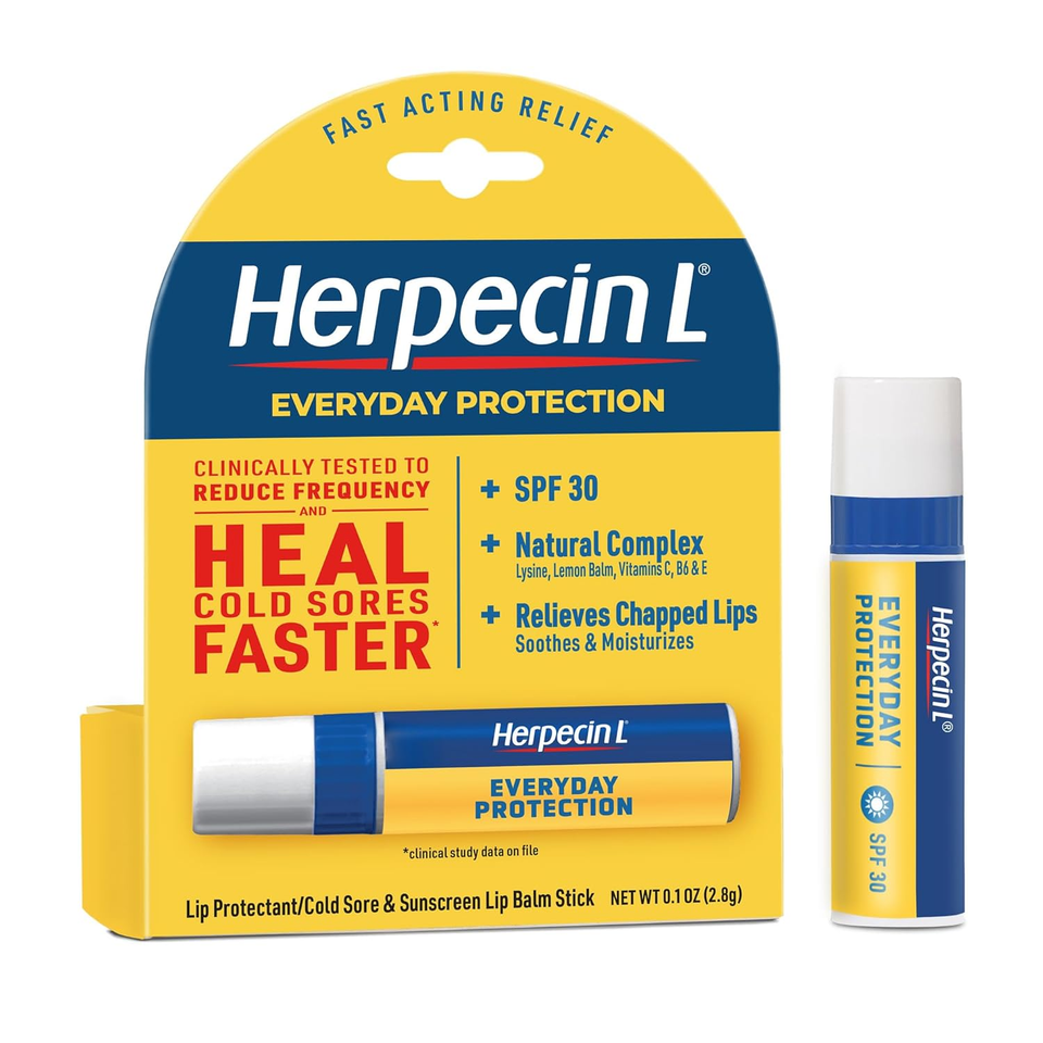 Herpecin L Lip Balm Stick; Cold Sore Sun & Fever Blisters and Chapped ...