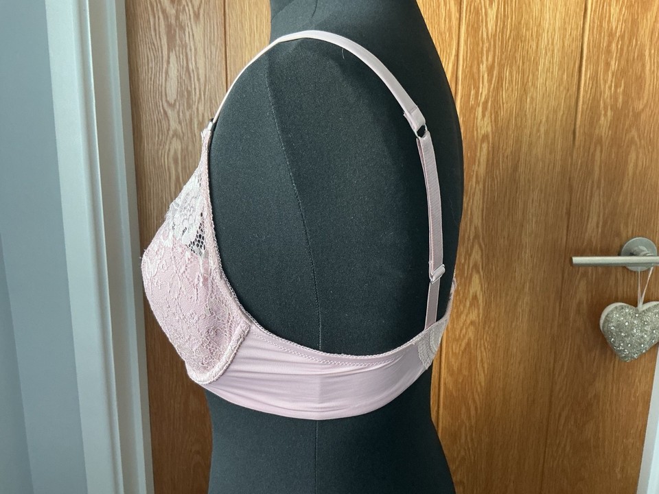 NEXT Phoebe Ladies Dusky Pink Lace Bra Size 38C | eBay UK