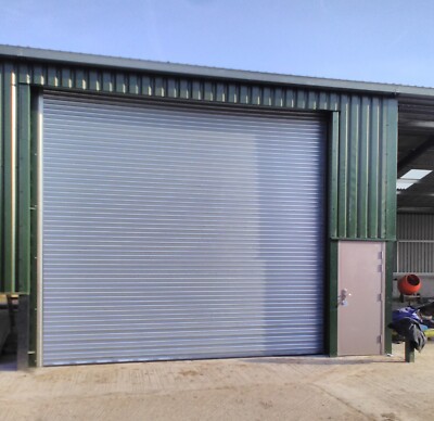 roller shutter door tube motor operated 3000 x 3000 Galv | eBay UK