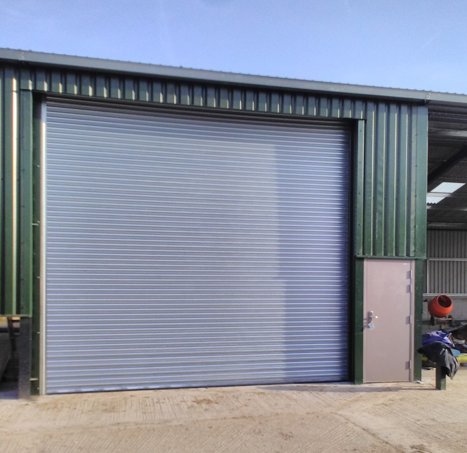 roller shutter door tube motor operated 3000 x 3000 Galv £645 + vat ...