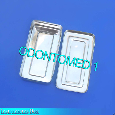 Stainless Steel Instrument Storage Box Tools Jewelry Surgical Medical ...