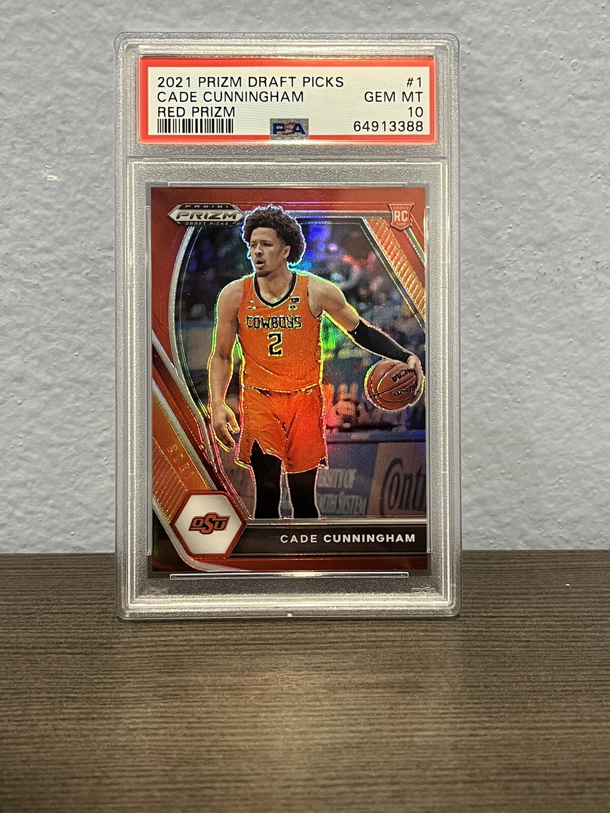 Cade Cunningham Red Prizm Panini Draft Picks /299 Rookie GEMMT PSA 10 ...