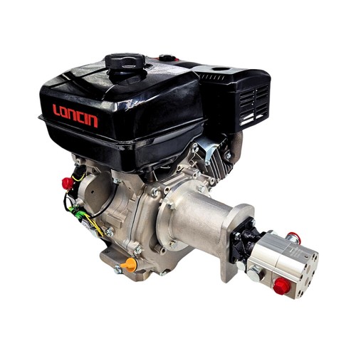 Loncin G270 Petrol Engine Hydraulic HI/LO Gear Pump Set 9HP, 44.6 L/min ...