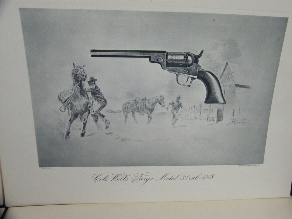Vintage 1940s Colt Firearms Historical Prints Second Printing Complete ...