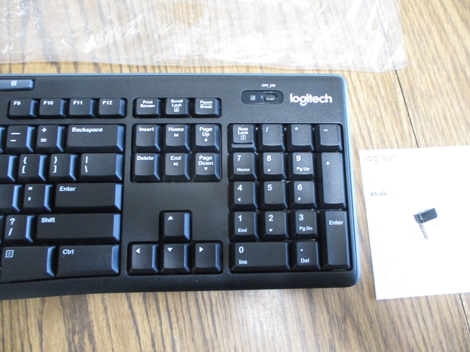 Logitech K270 Wireless Keyboard No Dongle Receiver for sale online | eBay